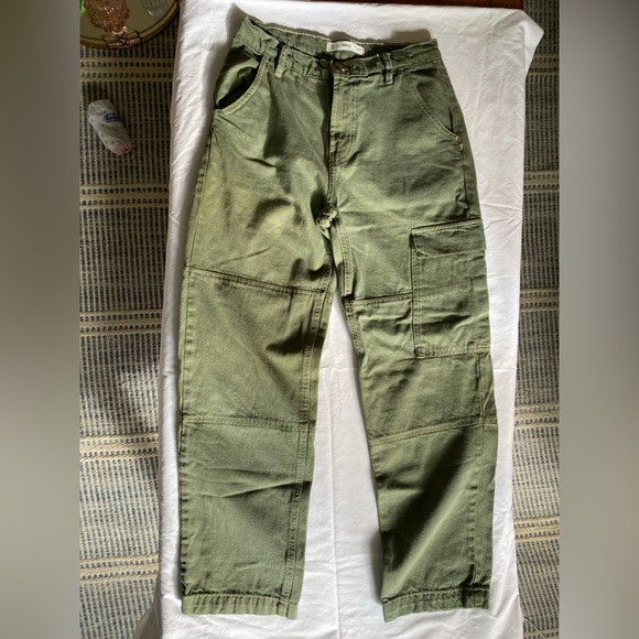 Mango | Pants | Mango Green Cargo Pants Relaxed Fit | Poshmark